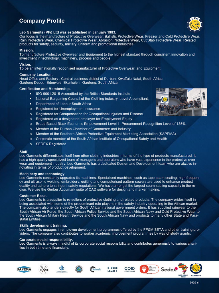 Leo Profile 2020r1 | PDF Leo Profile 2020r1 | PDF