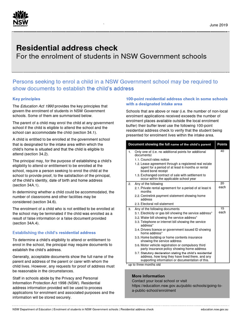Residential Address Check | PDF | Justice | Crime & Violence