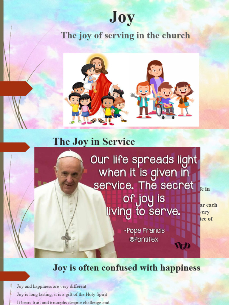 The Joy of Serving in The Church | Download Free PDF | Prayer | Jesus