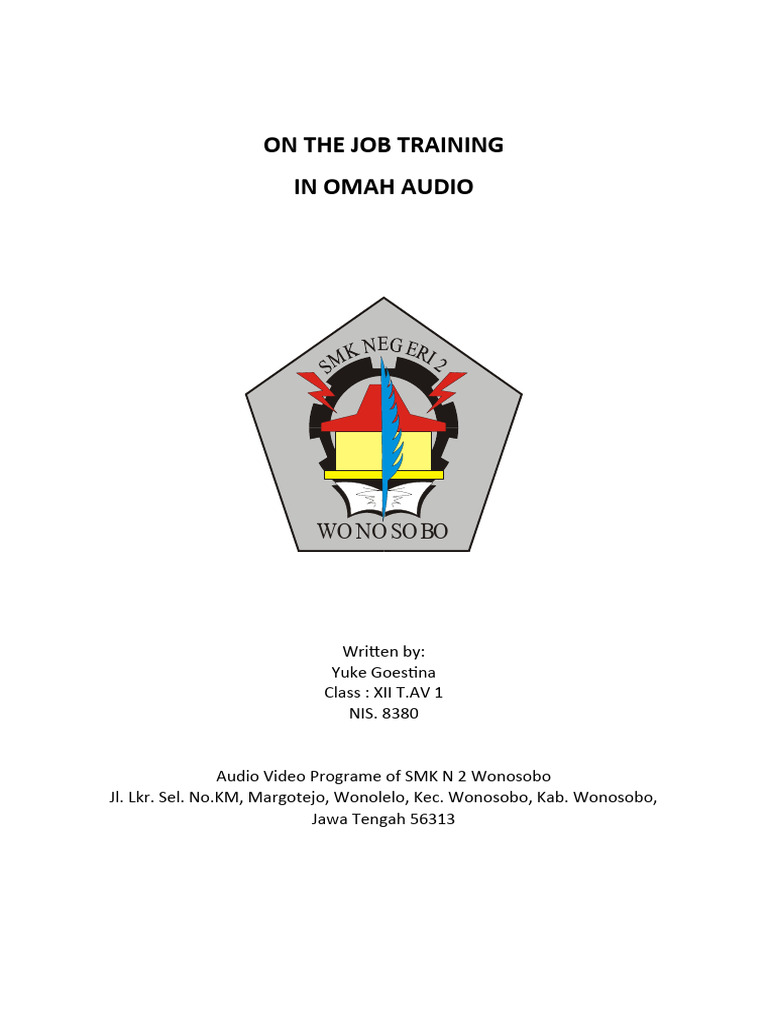 OJT Report Form Yuke | PDF | Vocational Education | Psychological Concepts