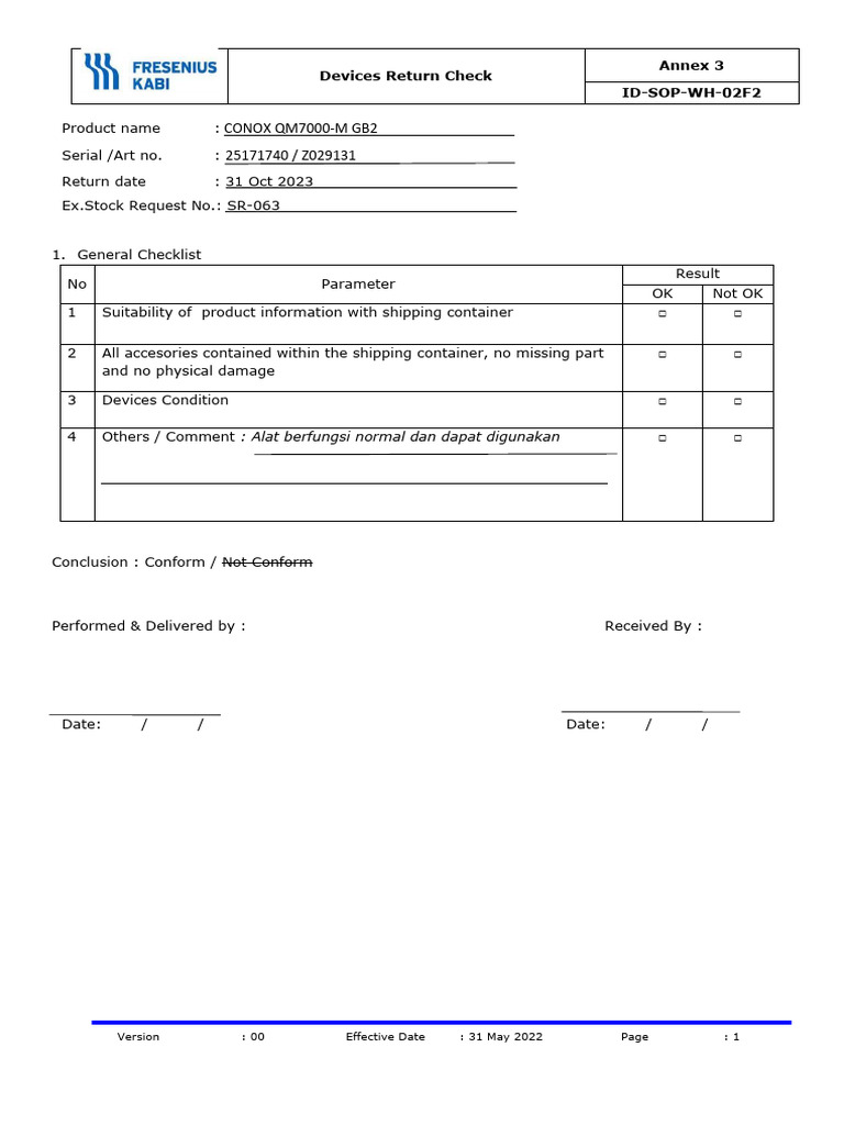 Conox QM7000-M GB2 | PDF