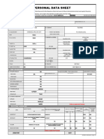 Personal Data Sheet (PDS) Guide | PDF | Government And Personhood ...
