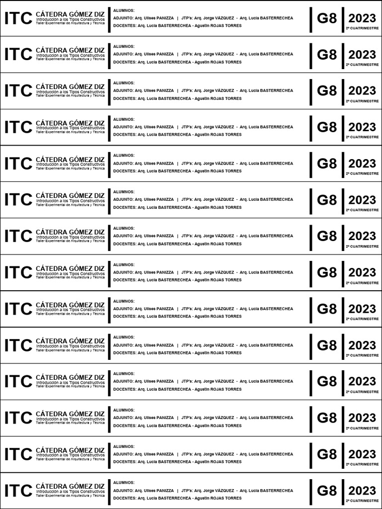 PLANTILLA - ITC 2023 ROTULOS 2C - 7 Comisiones-A3 V | PDF