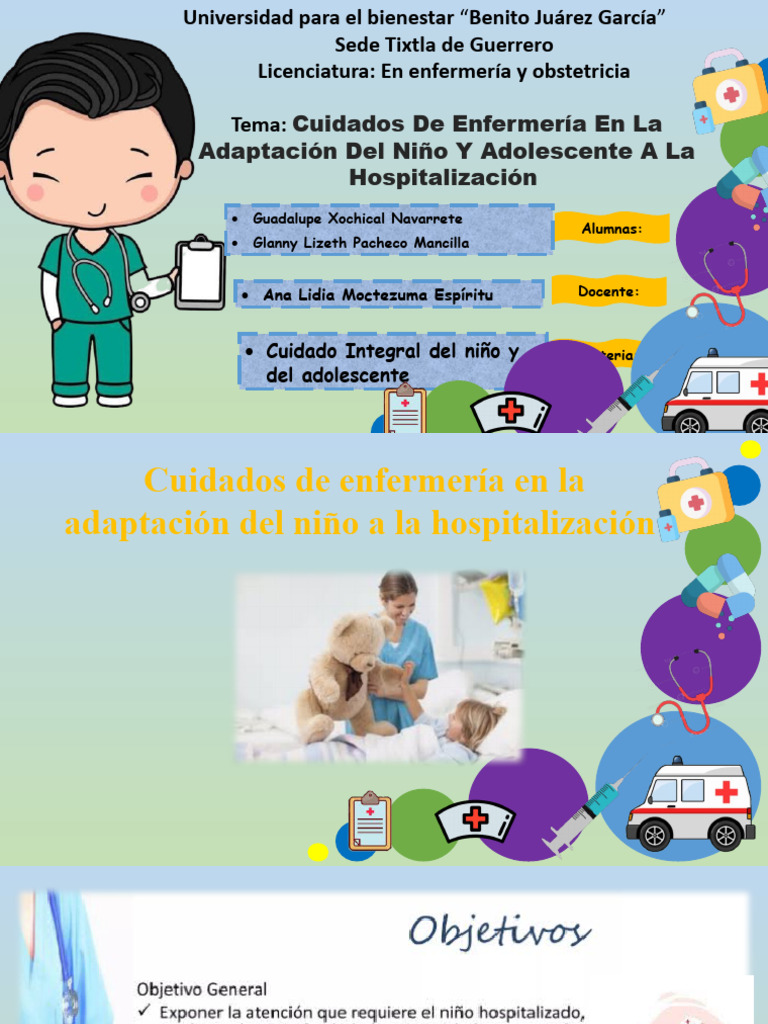 Adaptacion en Hospitalización (Autoguardado) | PDF | Enfermería | Hospital