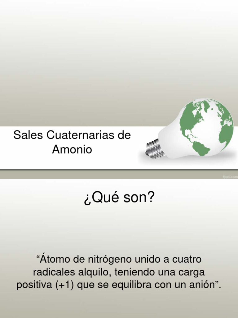 Sales de Amonio | PDF | Ciencia y matemáticas