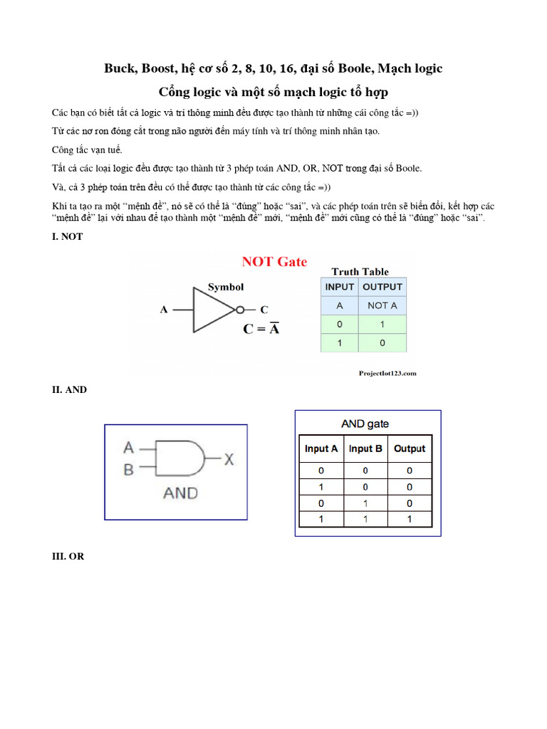 B14 - SV - Riron - Ch3 - 5 - Cổng logic và một số mạch logic | PDF