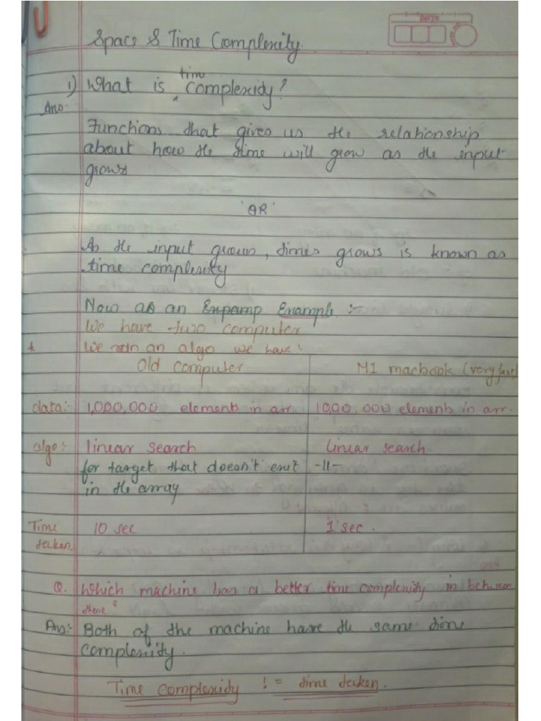 Time Complexity | PDF