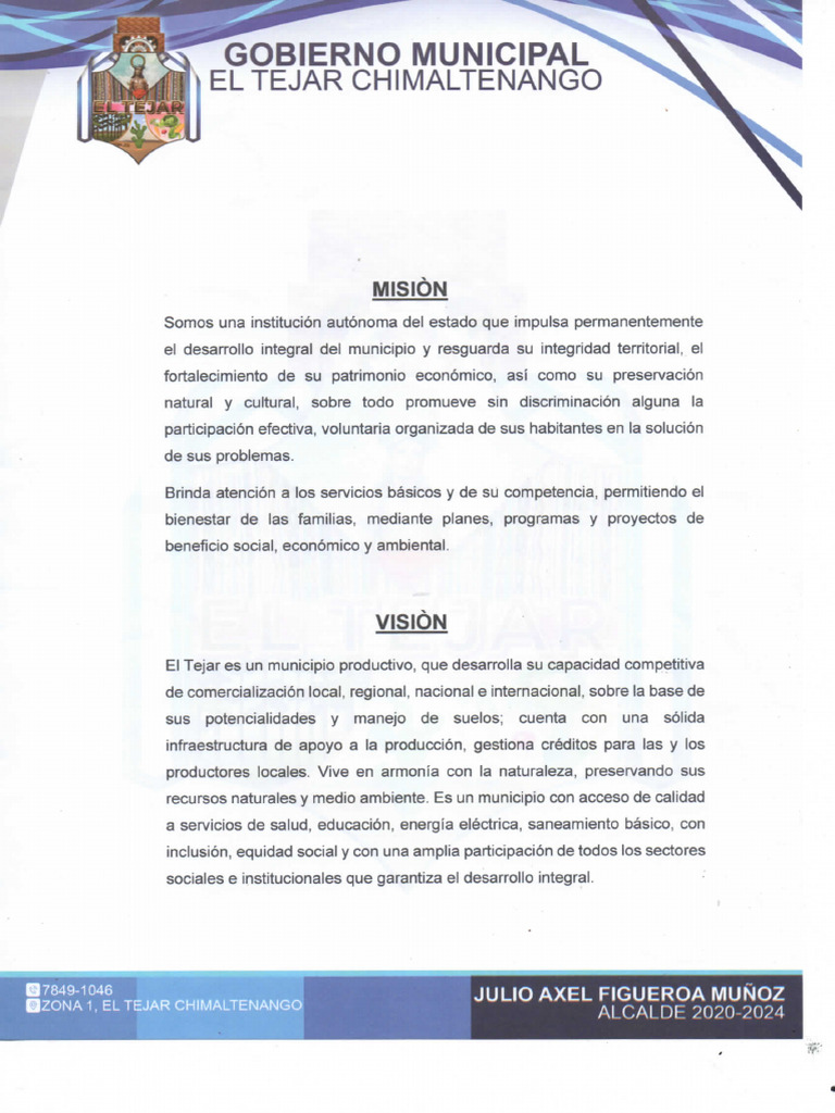 Mision y Vision | PDF
