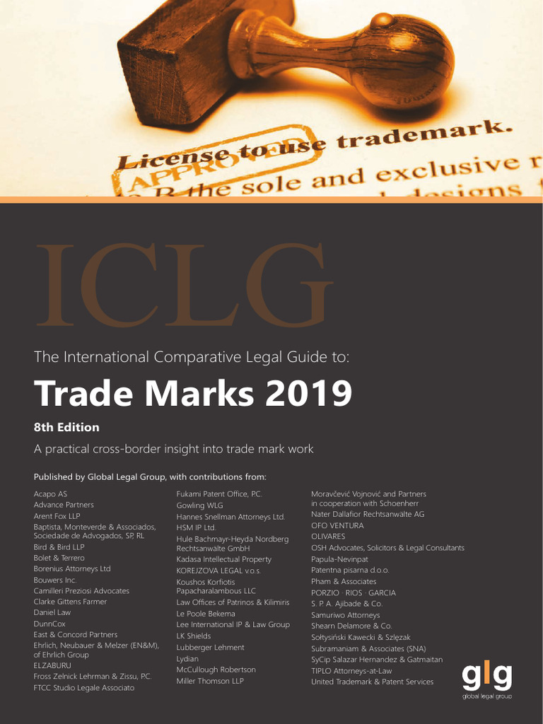International Comparative Legal Guide To Trade Marks 2019 Janet&Karen ...