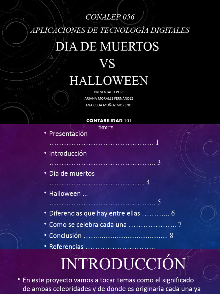 Dia de Muertos Vs Halloween | PDF | Víspera de Todos los Santos ...