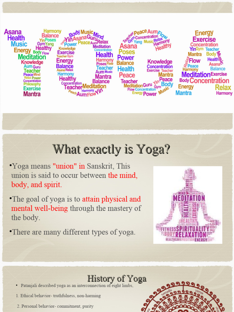 Yoga Presentation | PDF | Hatha Yoga | Yoga