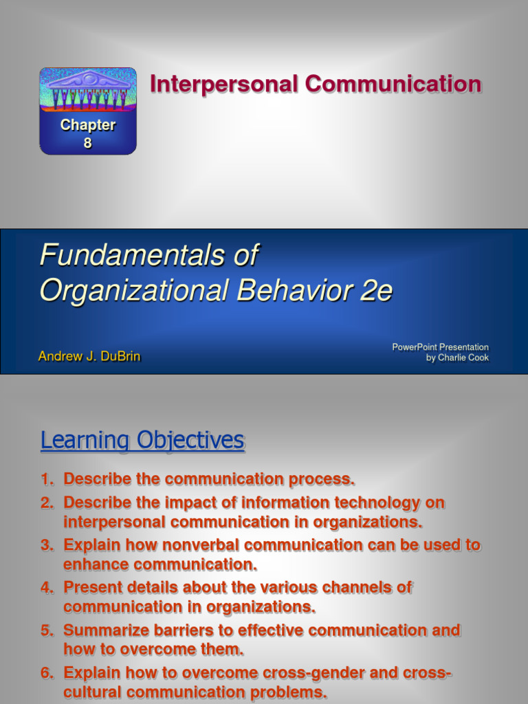 Fundamentals of Organizational Behavior | PDF