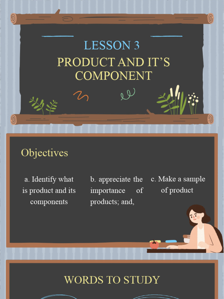 q1 m3 - Lesson 3 Product and It's Component | PDF | Product (Business ...