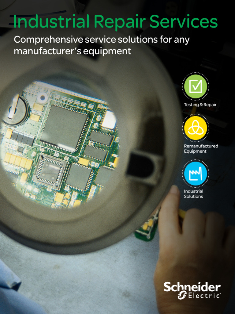 Industrial Repair Brochure | PDF | Automation | Programmable Logic Controller