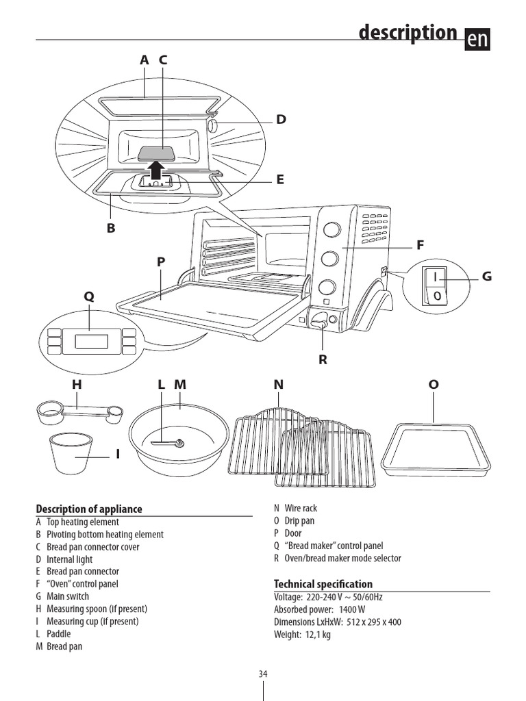 Bread Maker and Oven User Guide | PDF | Flour | Breads