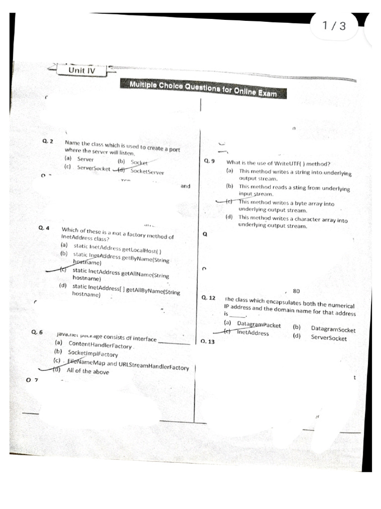 Ajp QB With Answers | PDF