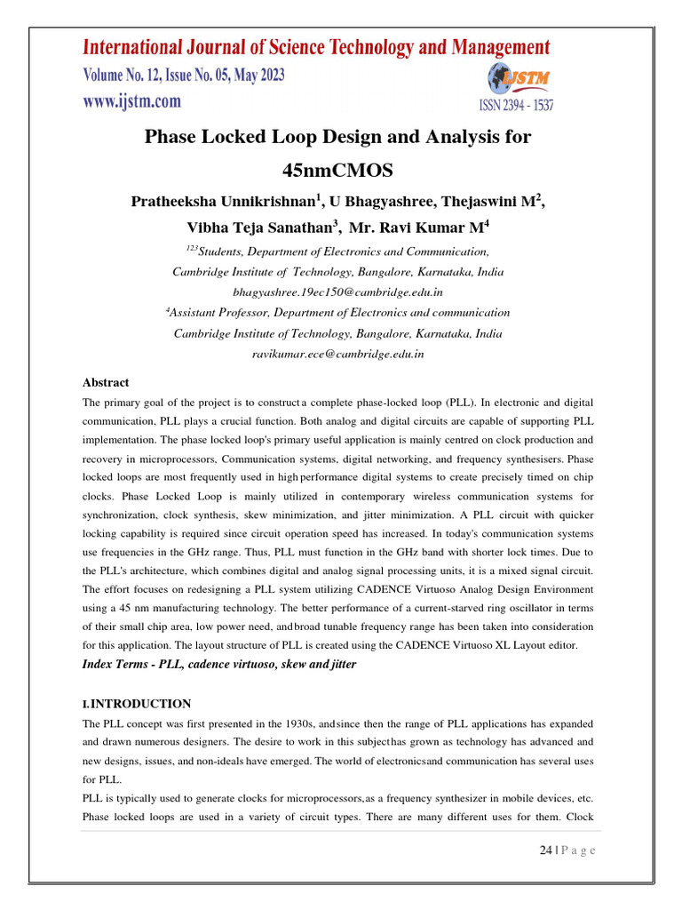 PLL 2 | PDF | Detector (Radio) | Electrical Circuits