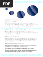 Interview Questions & Answers Care Homes - Nurses | PDF | Nursing | Patient