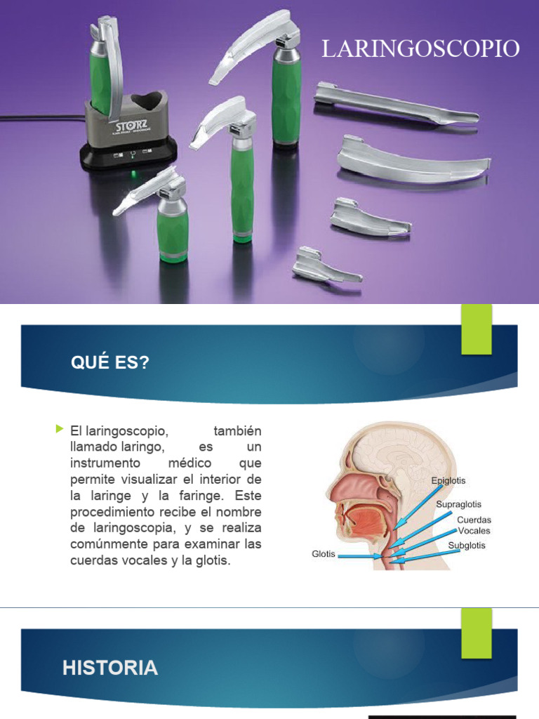 Diapositivas Laringoscopio | PDF | Boca