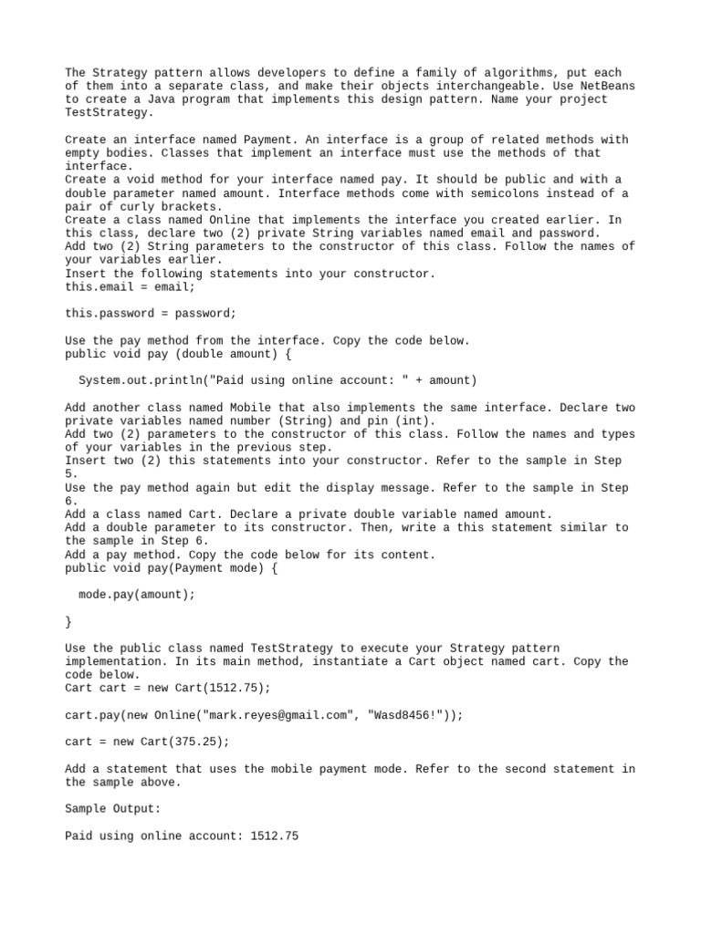 04 Task Performance 1 | PDF