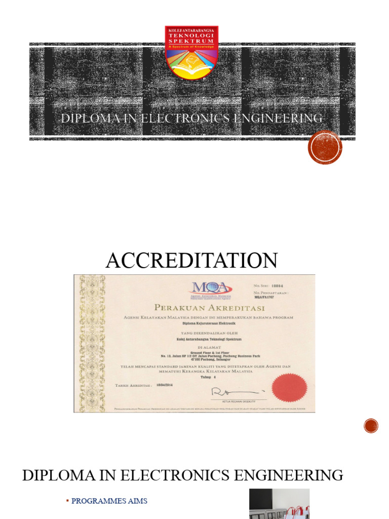 Diploma Electronics Engineering Programme Preview | PDF | Electrical Engineering | Electronic ...