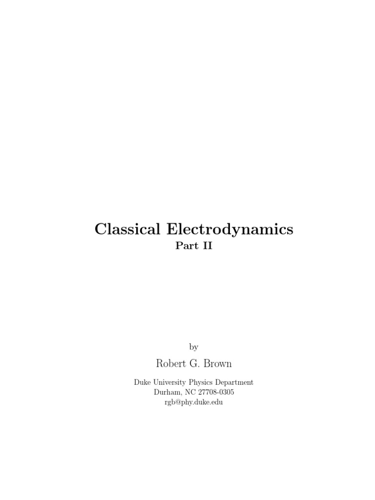 Electrodynamics A4 | PDF | Special Relativity | Electromagnetic Radiation