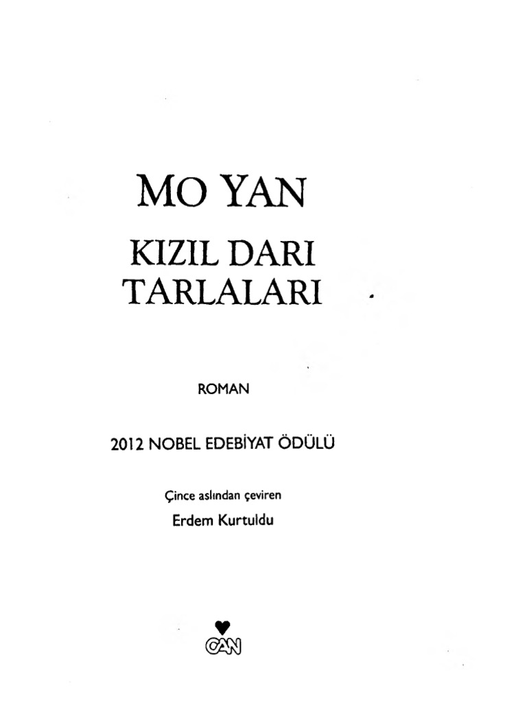 Mo Yan - Kızıl Darı Tarlaları | PDF