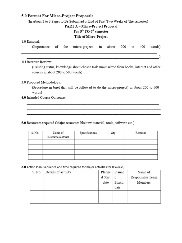Microproject Format TY CE | PDF | Methodology | Computing