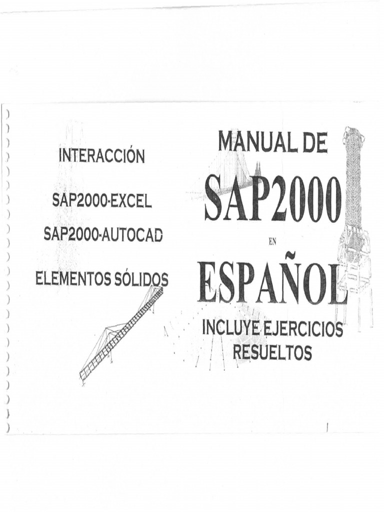 Manual Sap2000 Español | PDF | Ventana (informática) | Software del sistema