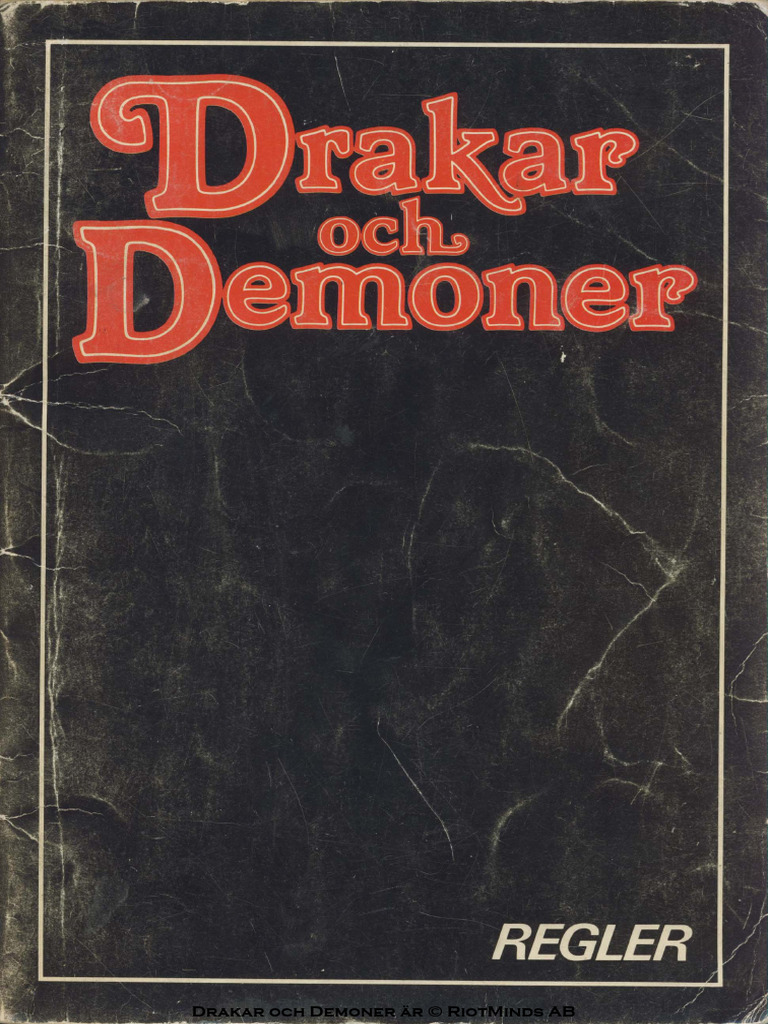 15-Drakar-och-Demoner---grundregler,-tredje-utgåvan-(1987)-Grundregler_RiotMinds | PDF