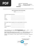 Contoh Template Surat Paklaring | PDF