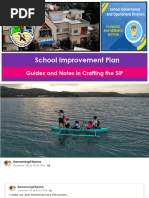 Sample SIP 2022 2028 | PDF | Evaluation | Teachers