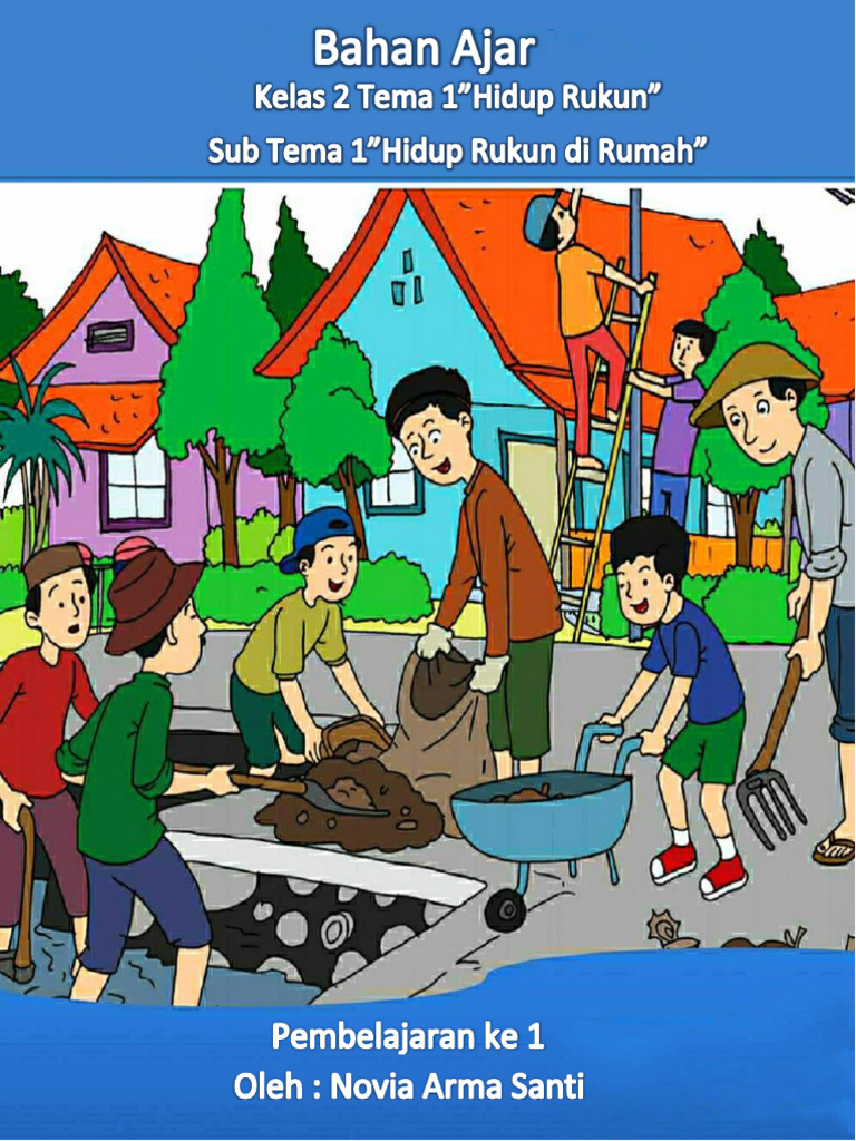 1.BAHAN AJAR (Kelas 2 - Tema 1 - Sub Tema 1 - PB 1) | PDF