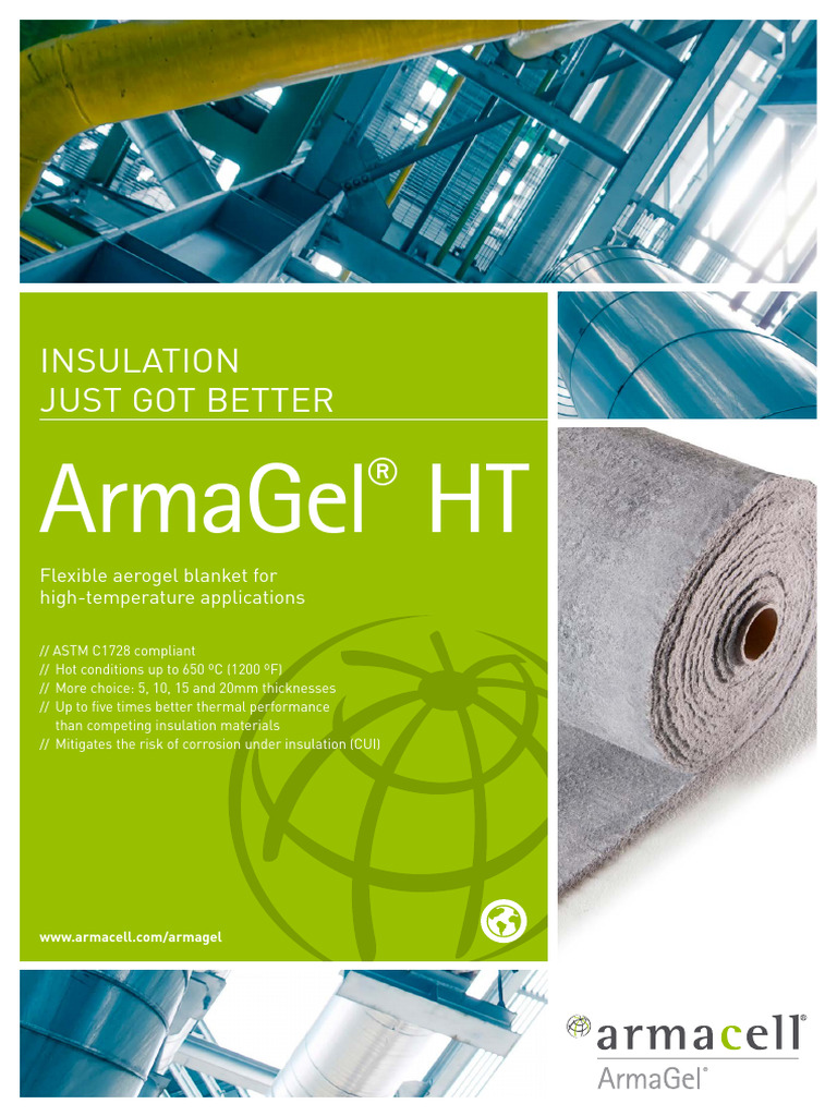 ArmaGel - HT - TDS - English - Hot | PDF | Thermal Insulation | Thermal Conductivity