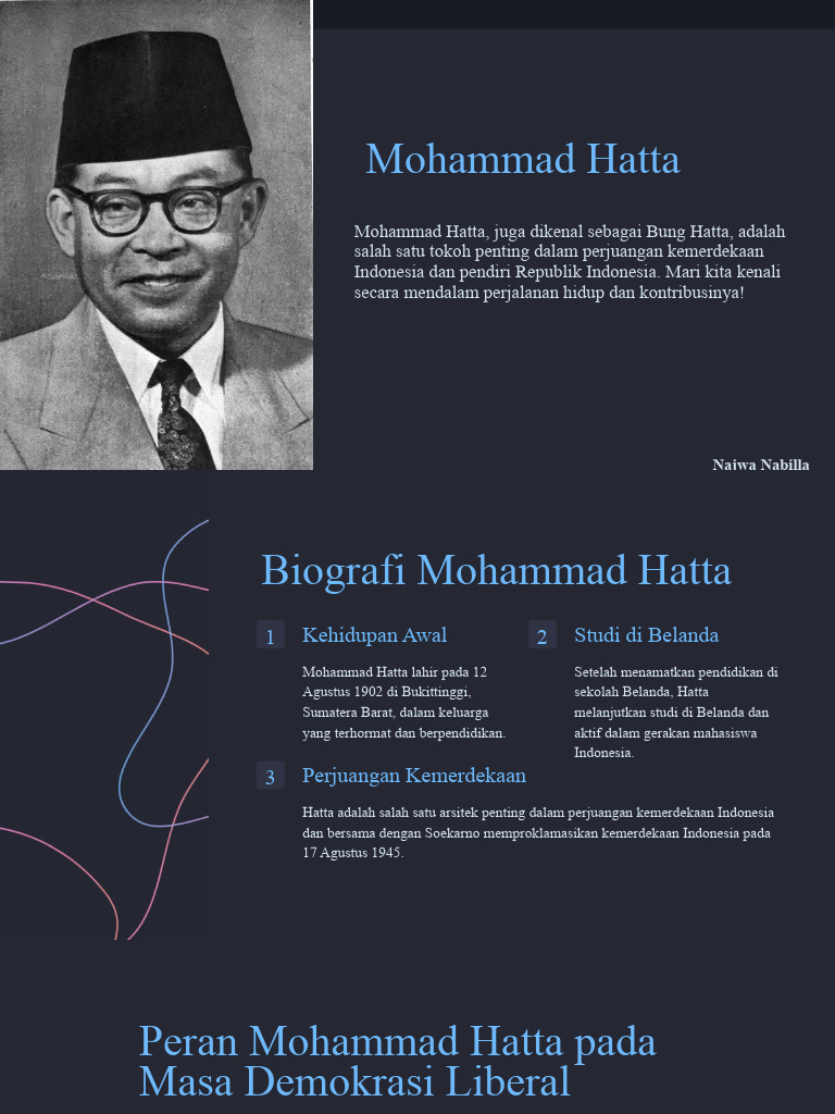 Tokoh Sejarah Moh Hatta | PDF