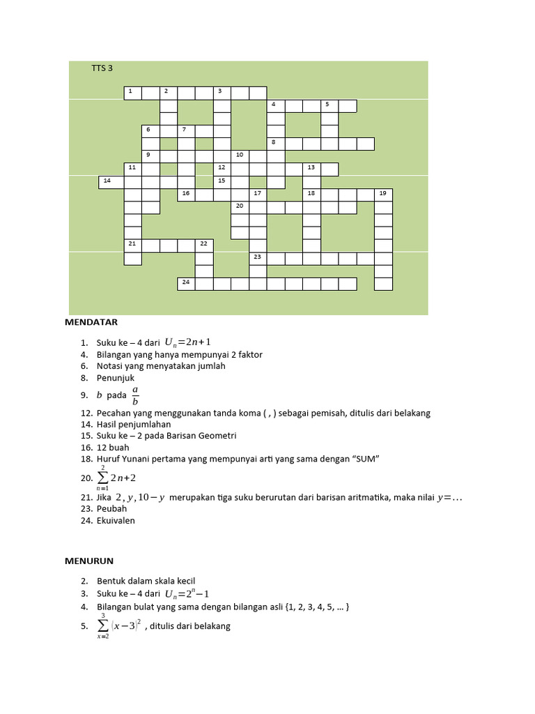 Tts Matematika | PDF