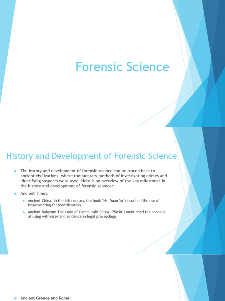 Chap-1 (Forensic Science) (Sem-5) | PDF | Forensic Science | Crime Scene