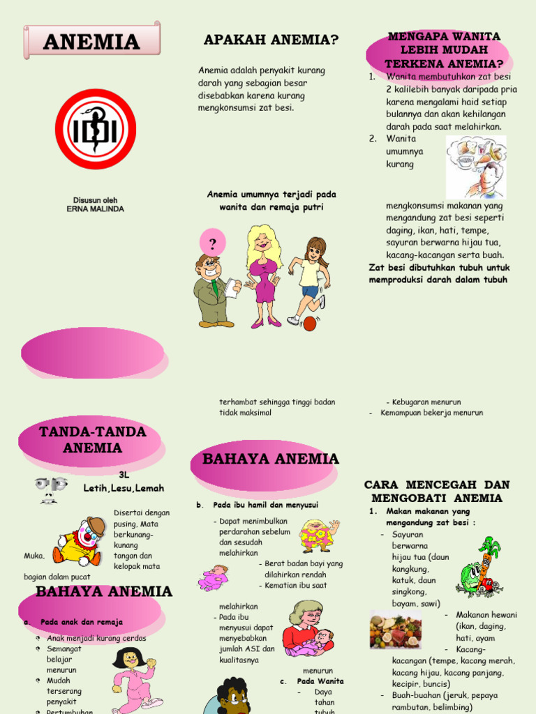 Leaflet Anemia | PDF