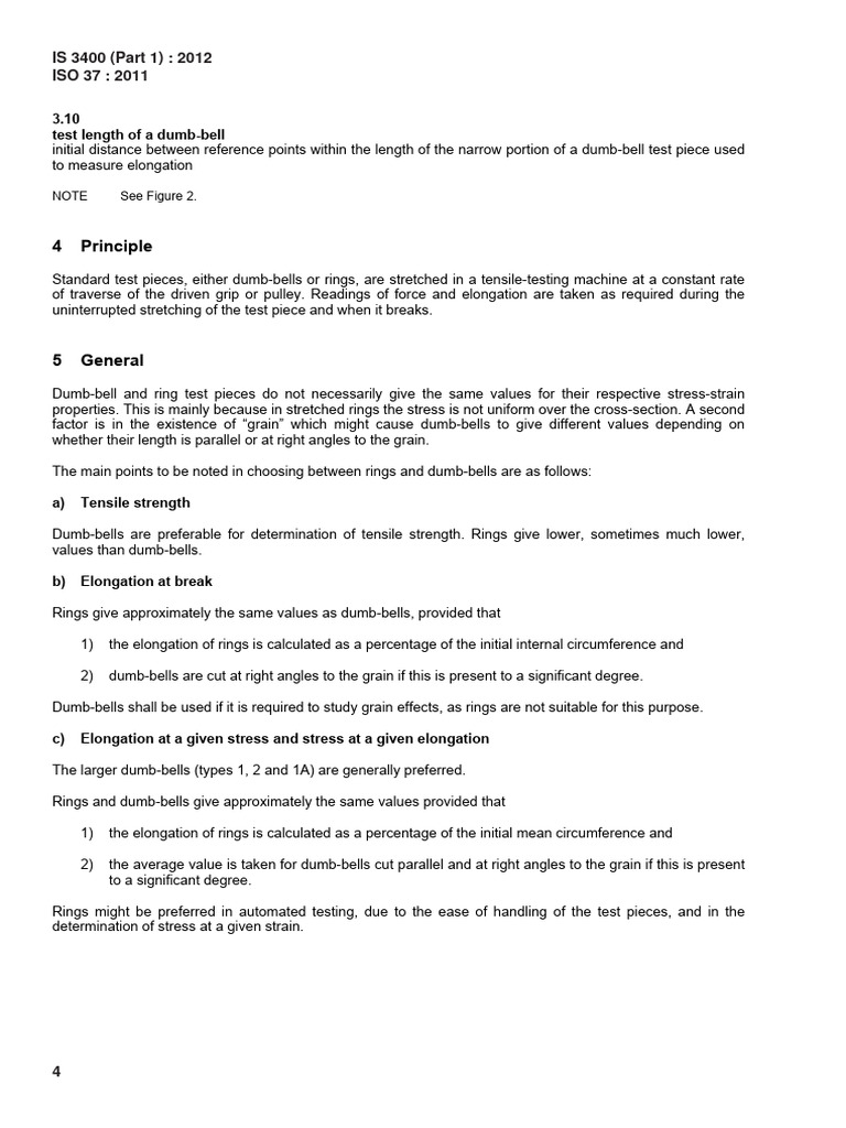 Dumb-Bell vs. Ring Tension Testing | PDF