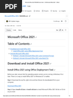 Activate Office 2021 Using CMD | PDF | Computers