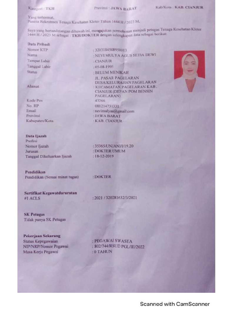 Pendaftaran Tkhi (2) - 11zon | PDF