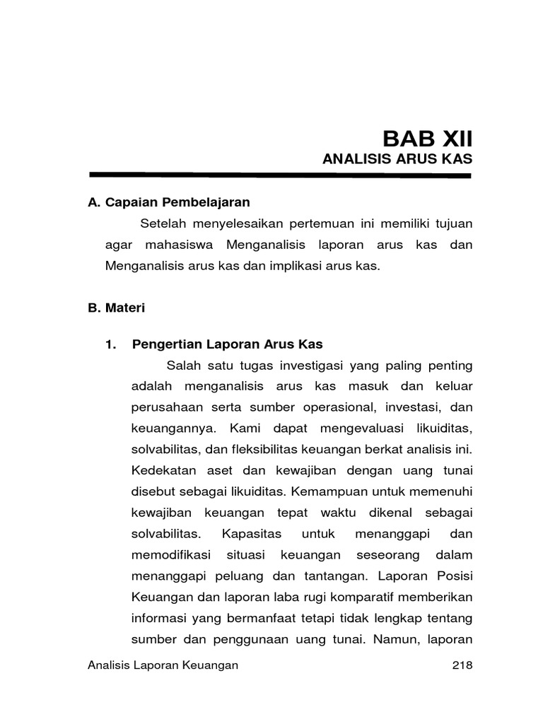 Analisis Laporan Keuangan | PDF | Pengelolaan Keuangan & Uang | Hukum