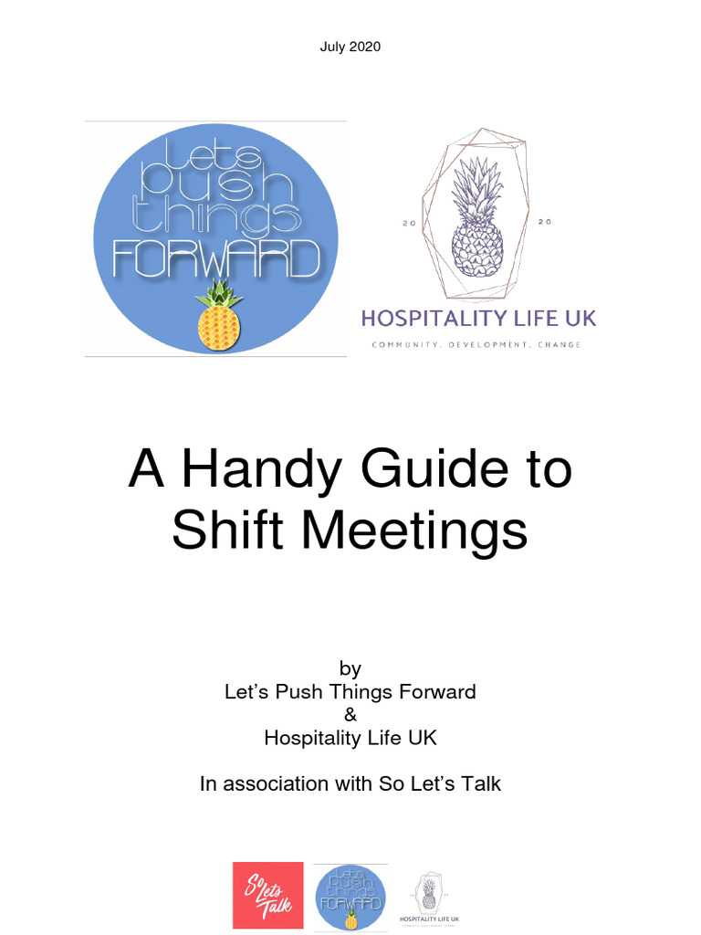 Pre-Shift Meeting Essentials Guide | PDF