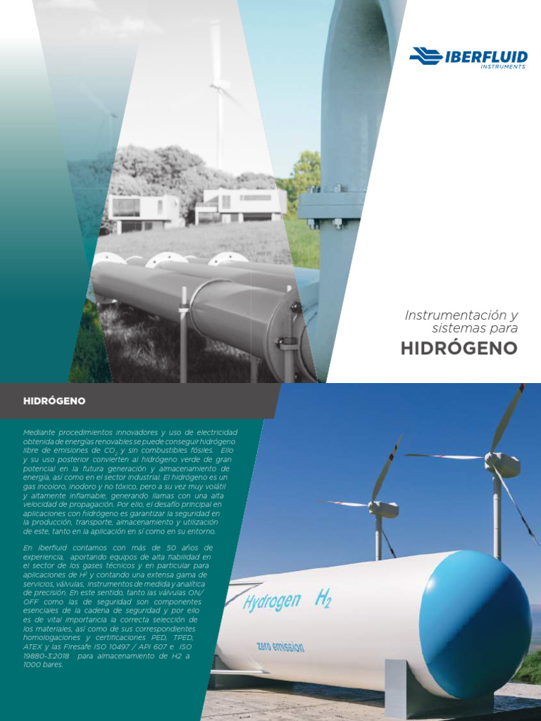 CATALOGO HIDROGENO 2023 | PDF | Hidrógeno | Presión