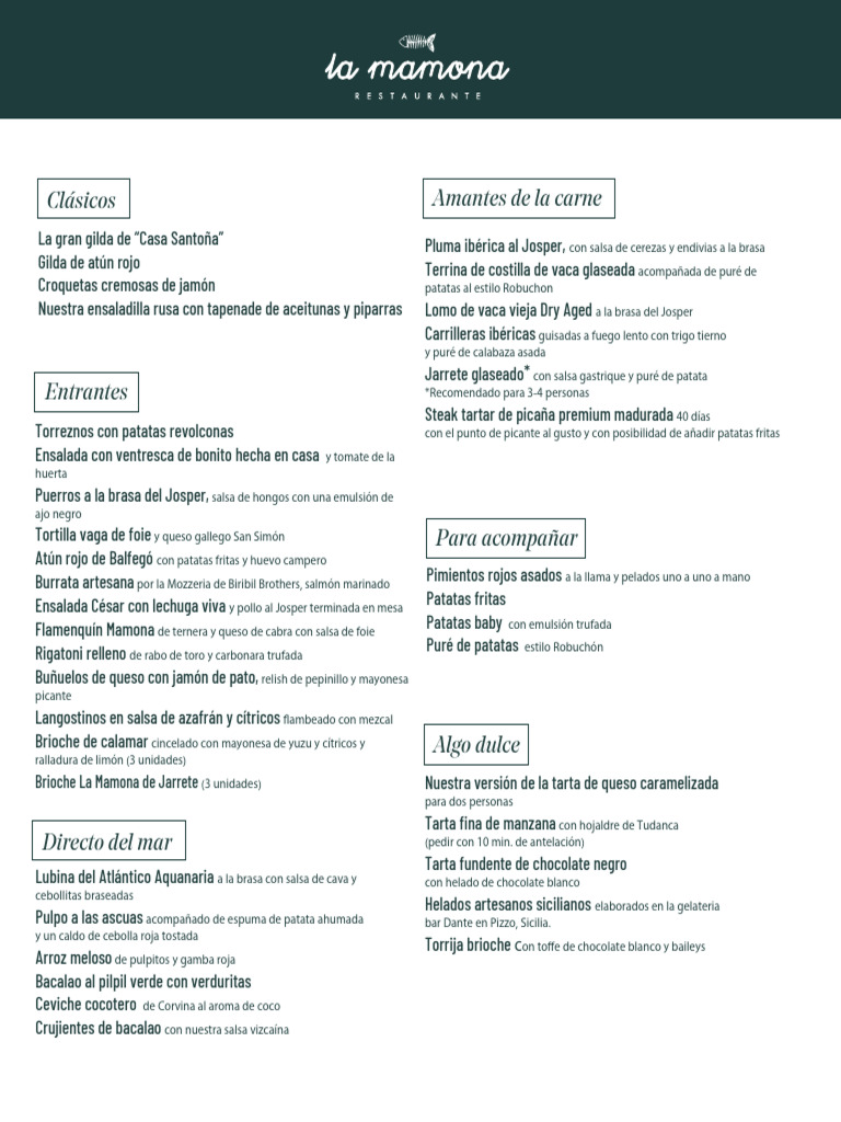 Grupo Lalala Mamona Castellana Pozuelo Carta Febrero 2023 | PDF ...