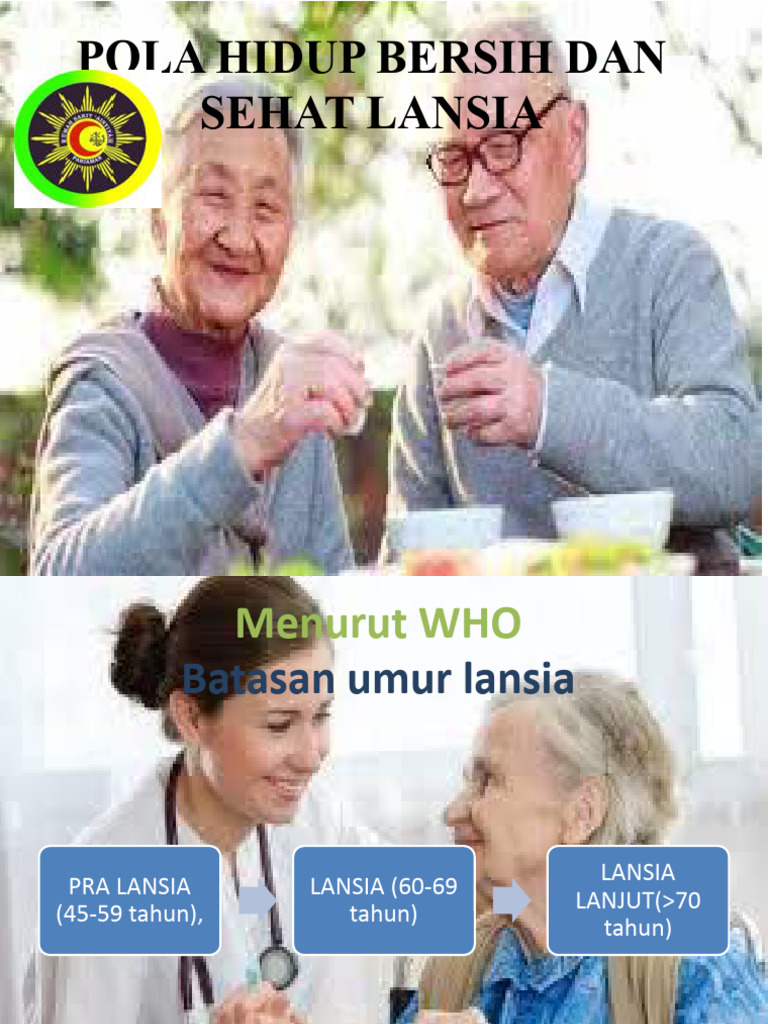 Pola Hidup Bersih Dan Sehat Lansia | PDF | Pengembangan Diri | Gaya Hidup