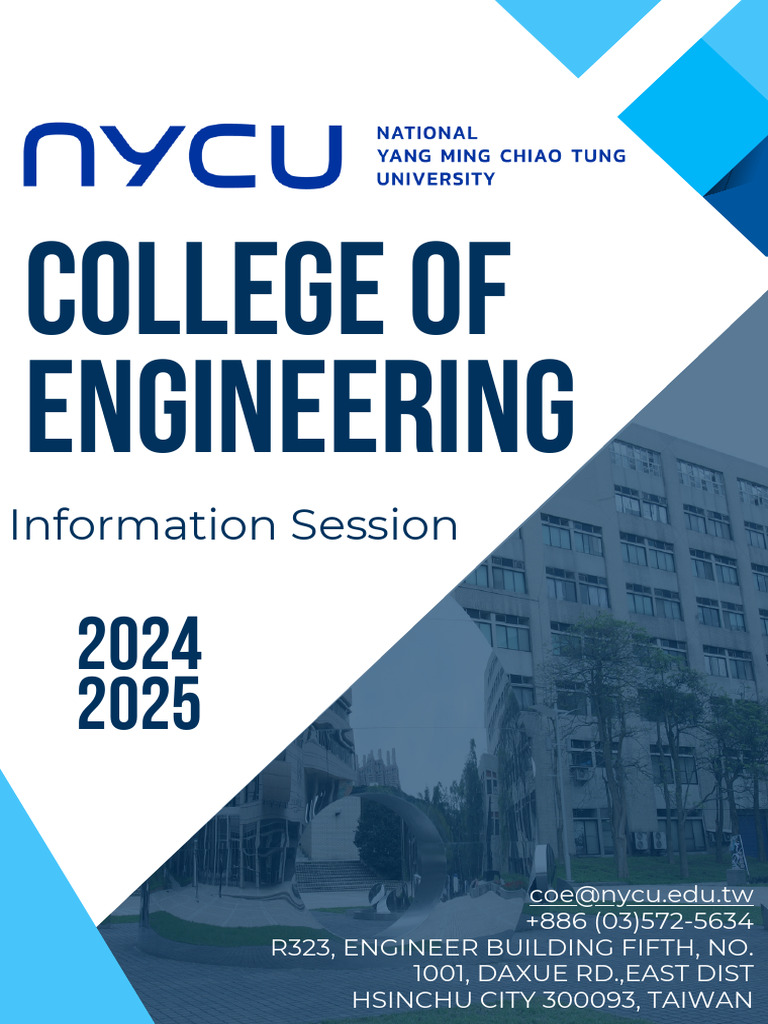 NYCU-CoE Information Session 2023 | PDF | Earthquake Engineering | Engineering