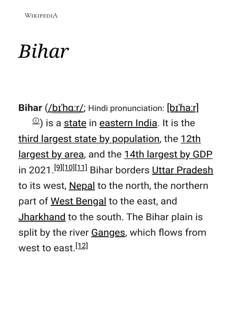 Bihar | PDF