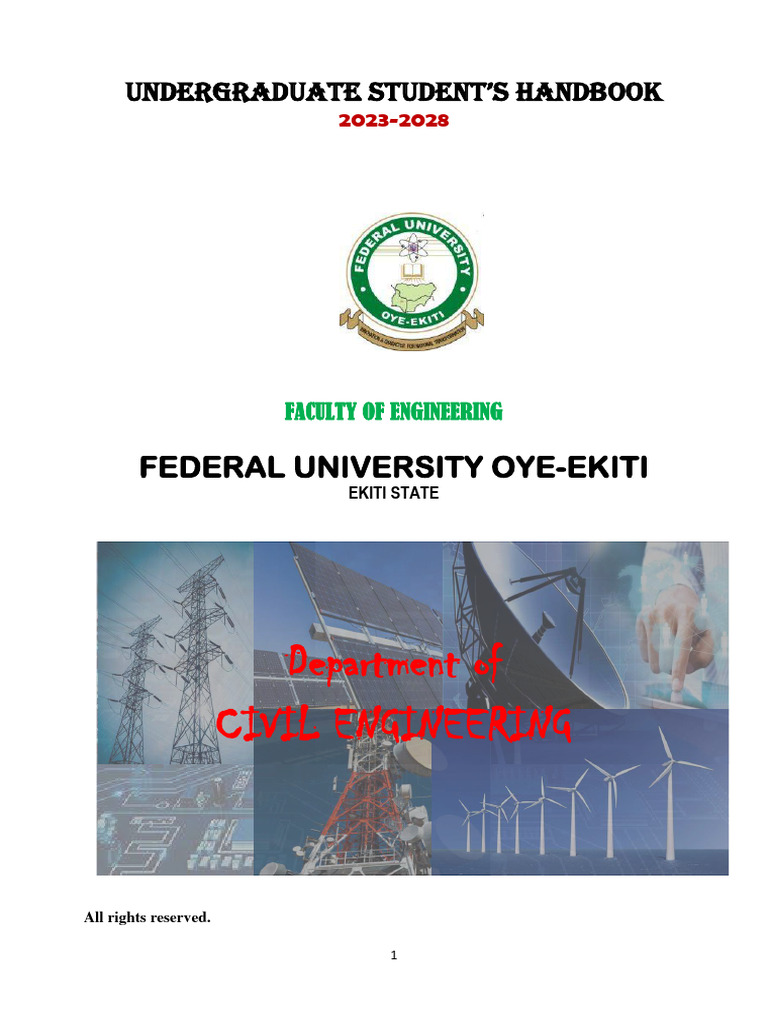 Cve Student Handbook Civil 2023 - 083815 | PDF | Integral | Vector Space