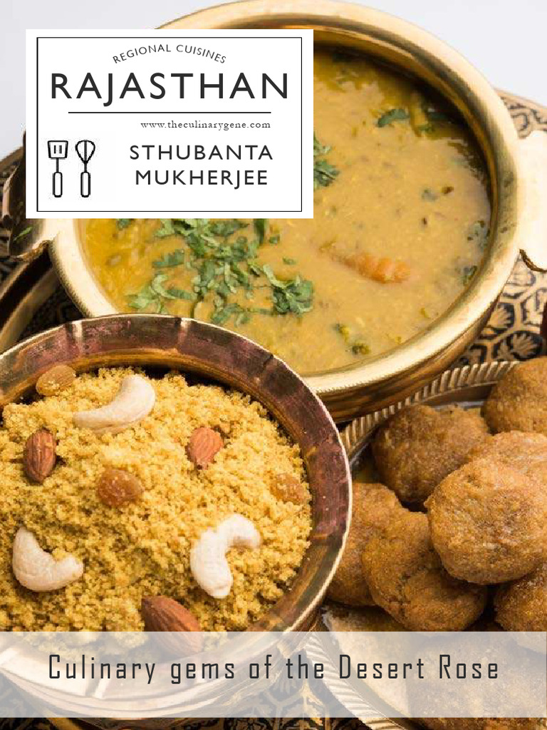 Rajasthani Cuisine - Ebook - Indian Food and Recipes | PDF | Indian Cuisine | Food Ingredients